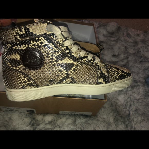 Christian Louboutin | Shoes | Python Mens Christian Louboutin Sneaker ...